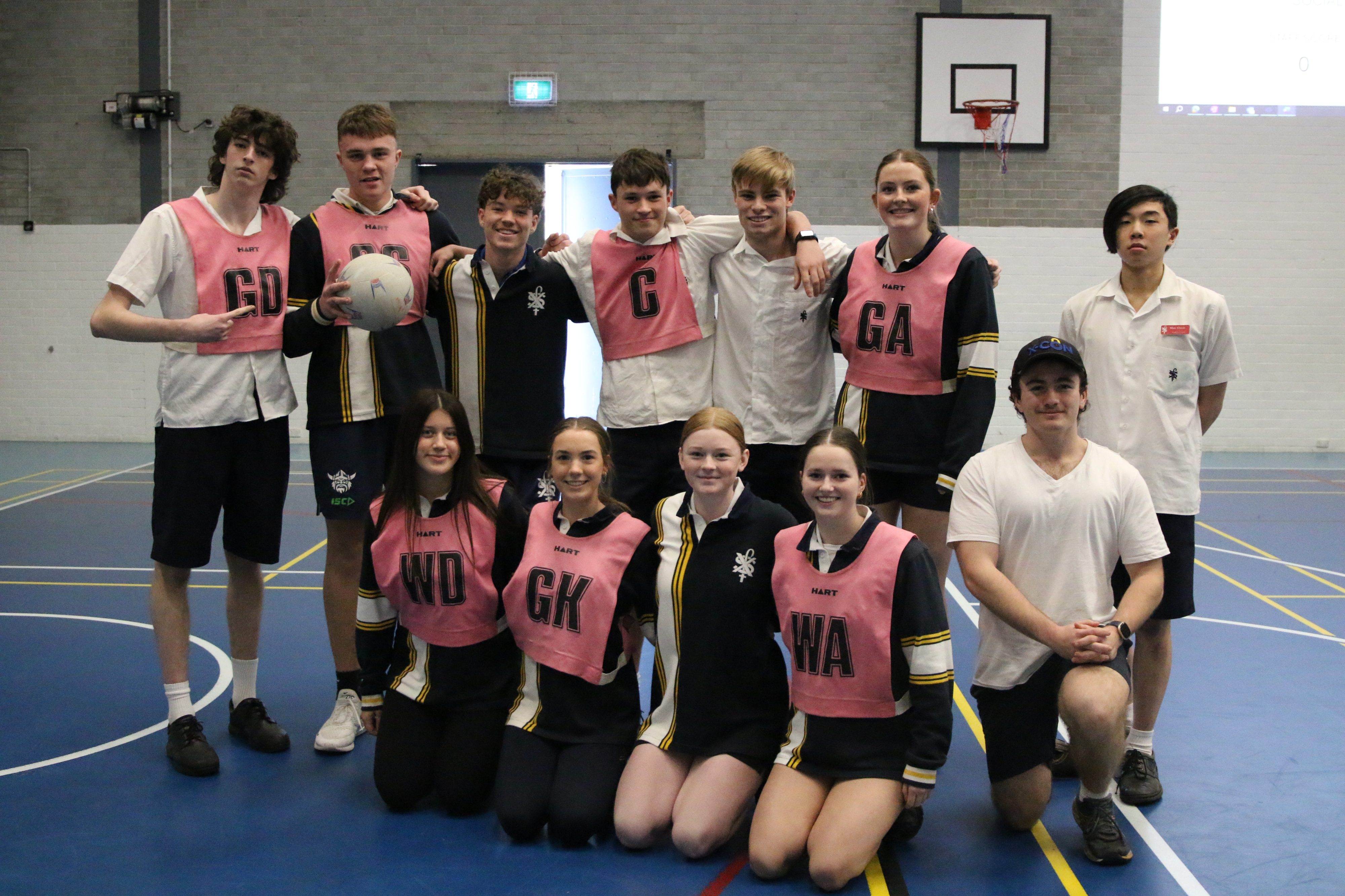 Staff vs Student Netball Game | St Francis Xavier College