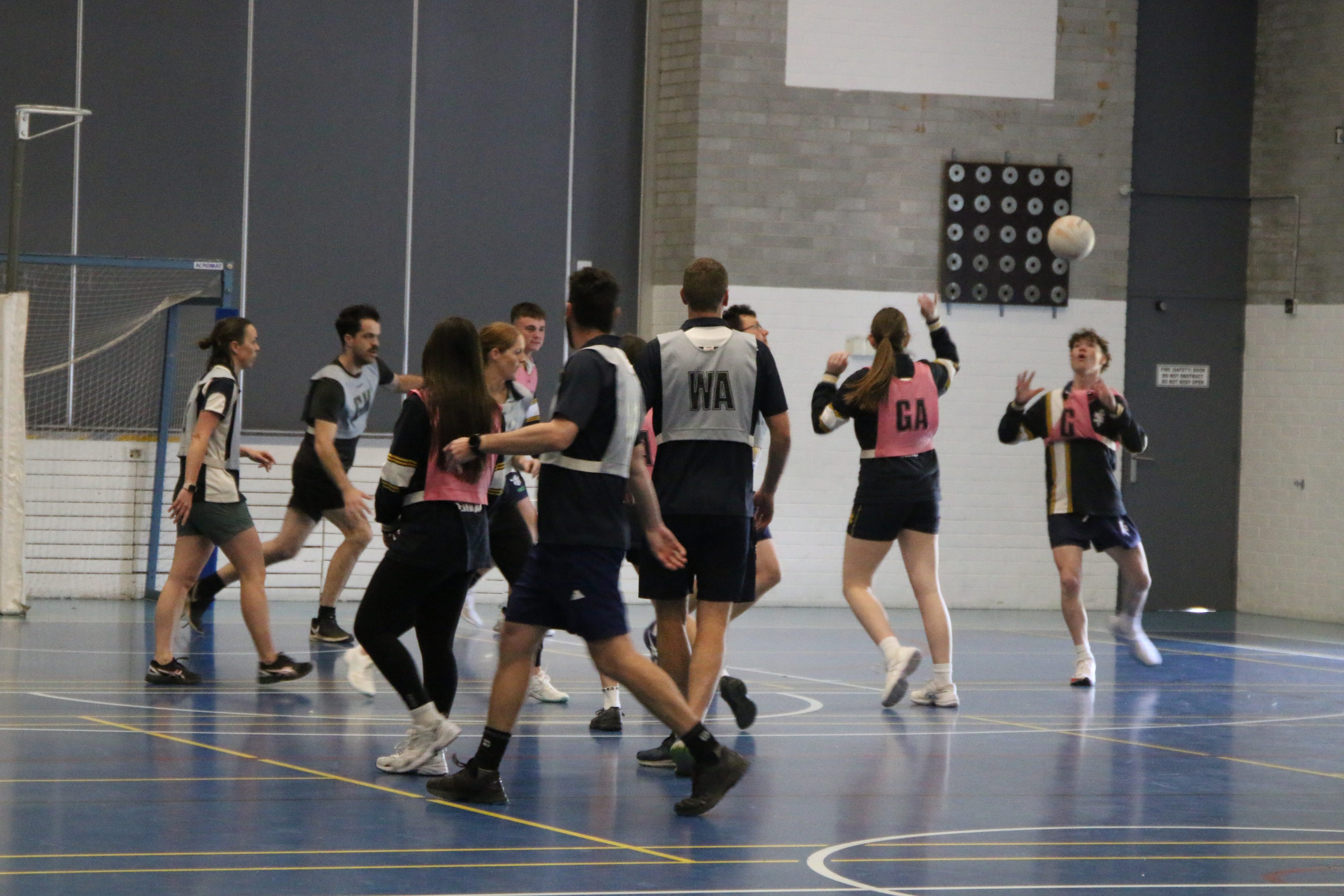 Staff vs Student Netball Game | St Francis Xavier College