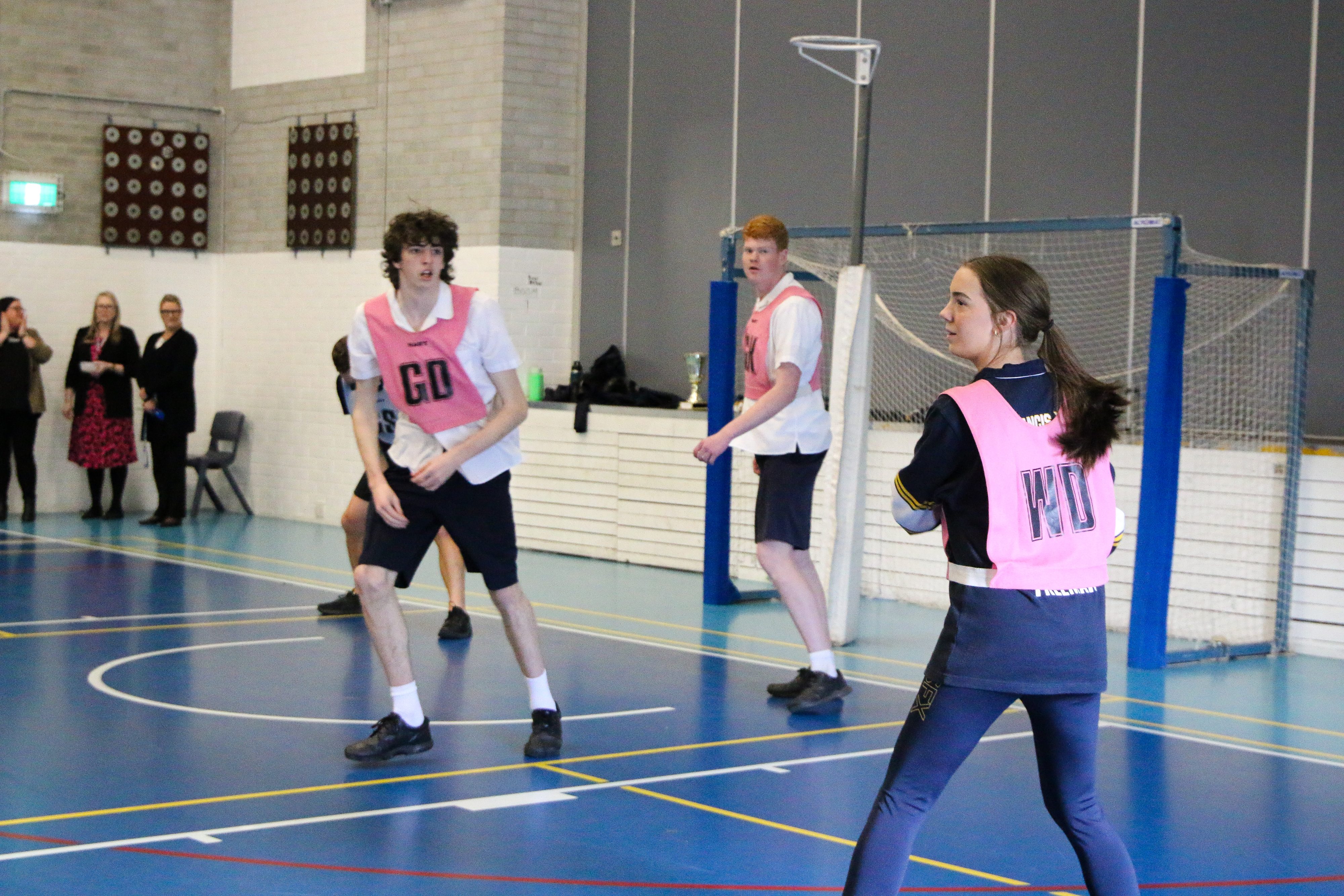 Staff vs Student Netball Game | St Francis Xavier College